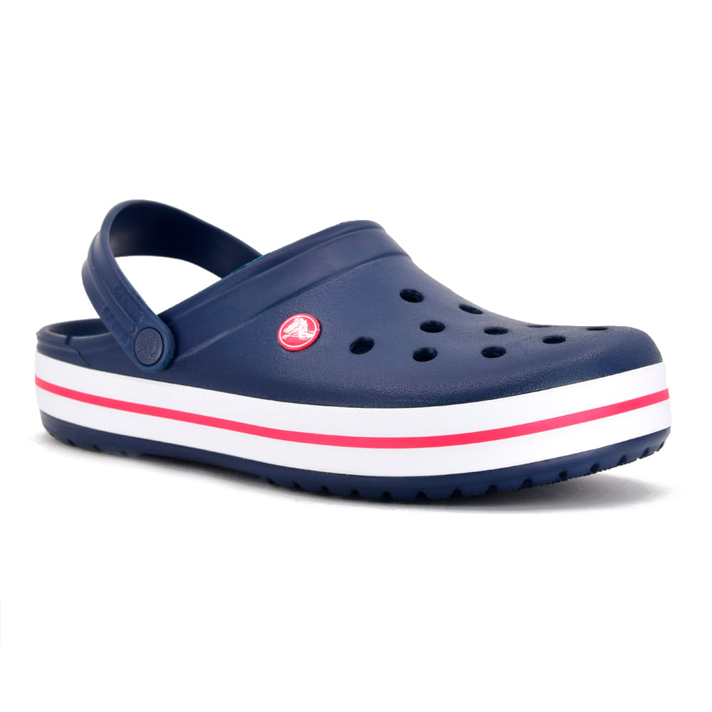 Crocs Crocband Clog Originales Mens Navy Red - Toto Calzados